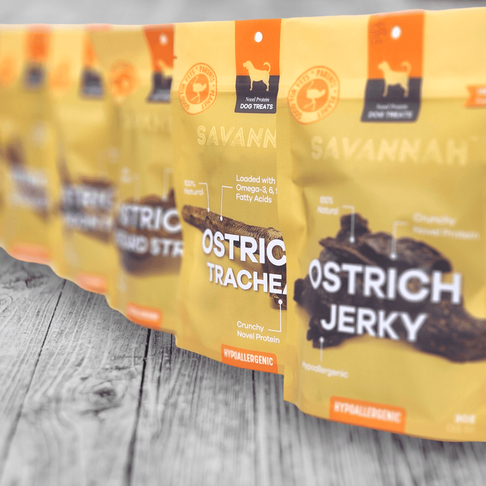 Chewy Ostrich Whole Gizzard: The Protein & Omega-3 Rich, Natural Dog C